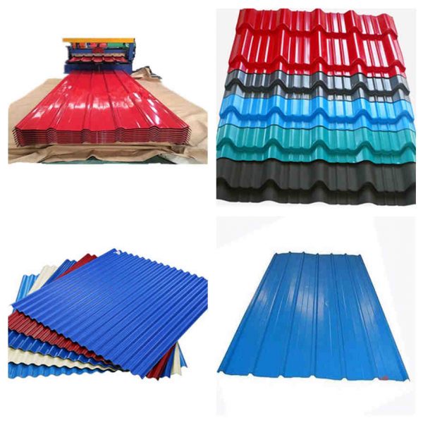 Color Coated Corrugated Steel Roofing Sheet | Ppgi, Galvanized Steel ...